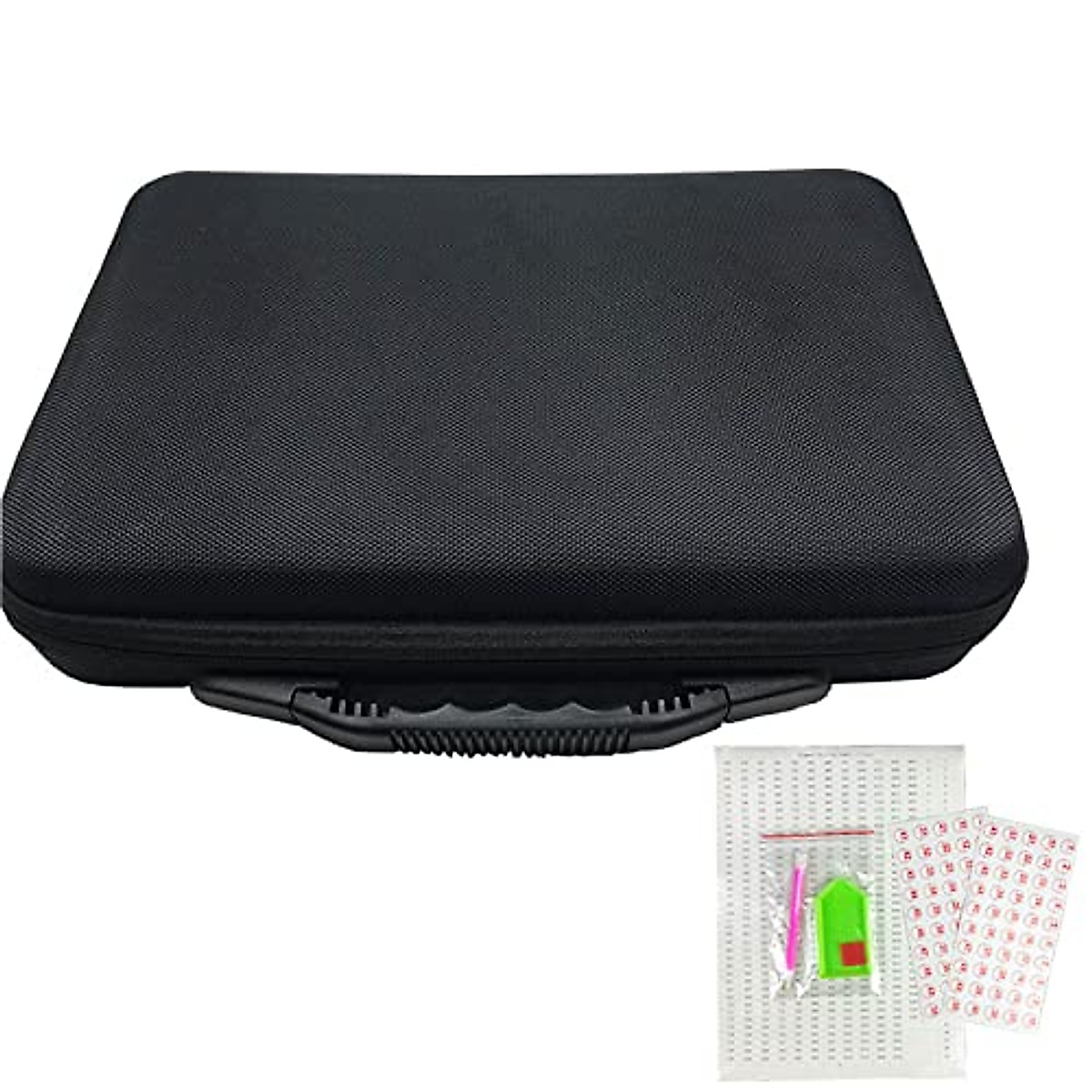 Diamond Painting Storage - 20/40/80 Bottles Portable Box for Beads, Seeds, Studs, Rhinestones, Buttons Organizing