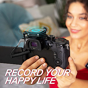 2 Pack Cable 3.5mm Male to Male Coiled Right Angle Microphone Cord Audio Converter Adapter Splitter Compatible Phone Smartphones Tablets with More External