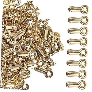 160pcs Photo Frame Turnbuckle Sawtooth Hangers Picture Clips Floater Frames Arts and Crafts Kit Picture Frame Hardware Backing Clips Metal Photo Frame Buckle to Rotate Repair