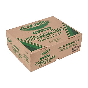 Crayola Watercolors Classpack, Bulk Paint Set For Kids, 24 Trays & 12 Refills, School Supplies