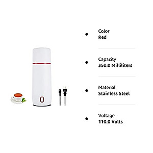 Portable Small Electric Kettle, Mini Travel Electric Tea Kettle, 3-in-1 Portable Water Boiler Kettle