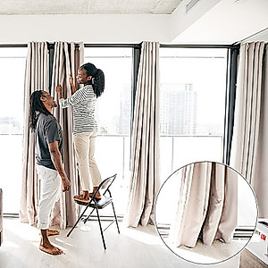 10 Yard Extra Heavy Sausage/Rope Lead Beads Weight Cord Rope Curtain Accessories for Light Weight Sheer Curtain Drapes Fabrics Weighted Tape Cording DIY Fabric Covered (95g Per Yard)