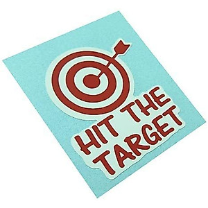 BERRYZILLA HIT THE SPOT Decal BATHROOM TOILET Potty SEAT Boys Training Target