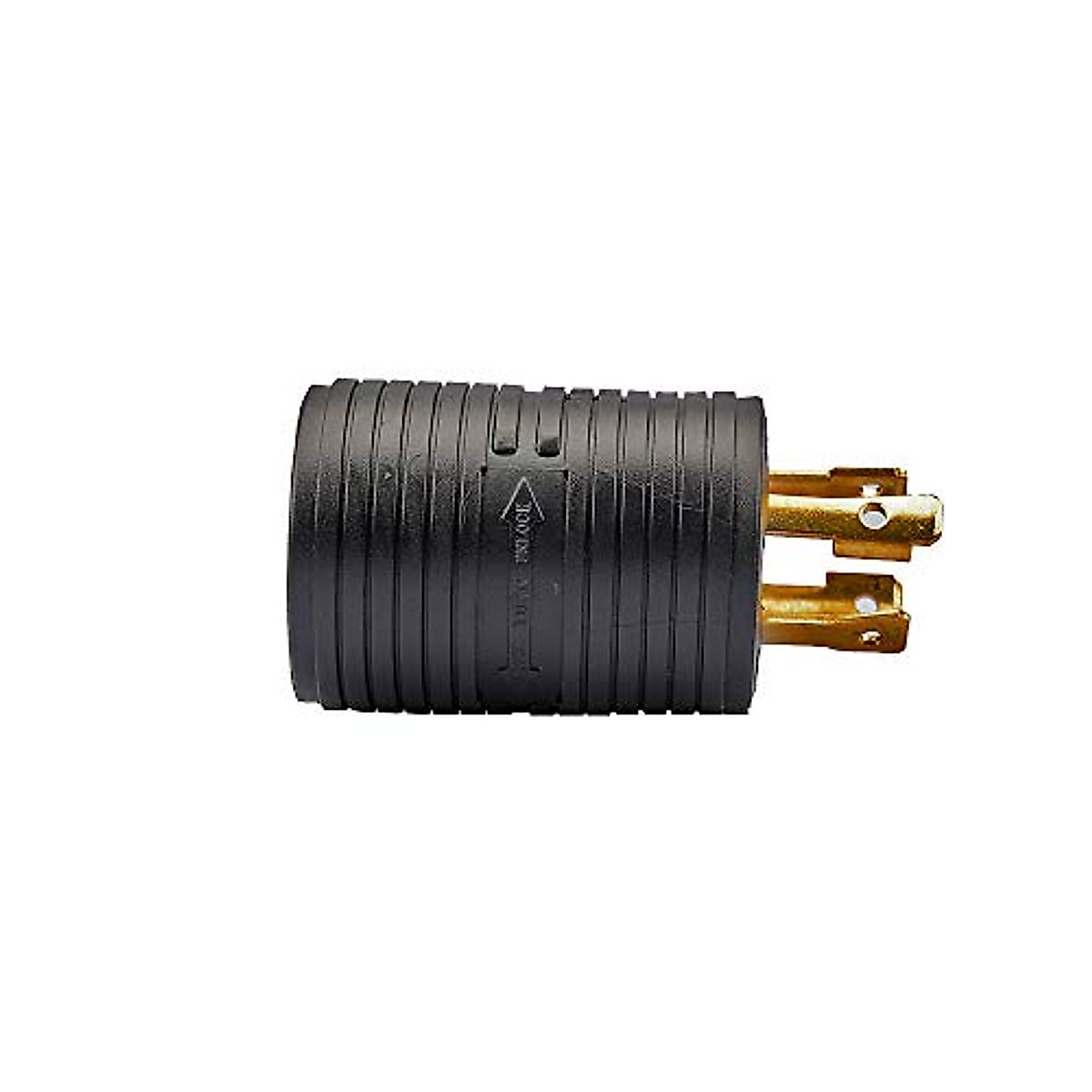 RVGUARD Generator Adapter Plug 4 Prong to 3 Prong, NEMA L14-30P to NEMA L5-30R Locking Adapter