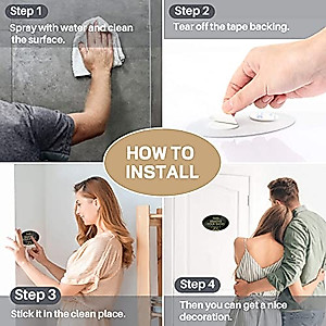 CARGEN Kindly Remove Your Shoes - Please Take Your Shoes Off No Shoes Sign Home Office Spa Wall Door Welcome Sign Oval 6.3" x 3.8" Black