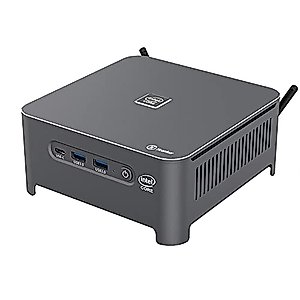 Mini Computer Intel i7-10750H Processors,16GB DDR4 RAM 512GB SSD Mini PC Windows 10Pro, Micro Desktop Computer with HDMI/DP Dual 4K Output Support mSATA Dual Band WiFi 2.4G/5G BT 5.0 Gigabit Ethernet