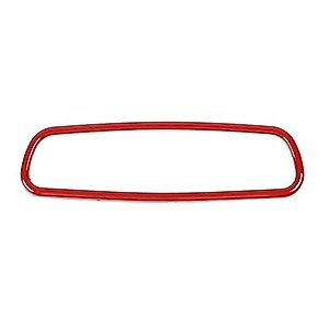 AntsGroup Inner Rearview Mirror Cover Trim Decoration Frame Red JeCarhm202112598