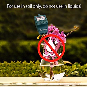 Gouevn Soil Moisture Meter, Plant Moisture Meter Indoor & Outdoor, Hygrometer Moisture Sensor Soil Test Kit Plant Water Meter for Garden, Farm, Lawn (No Battery Needed)