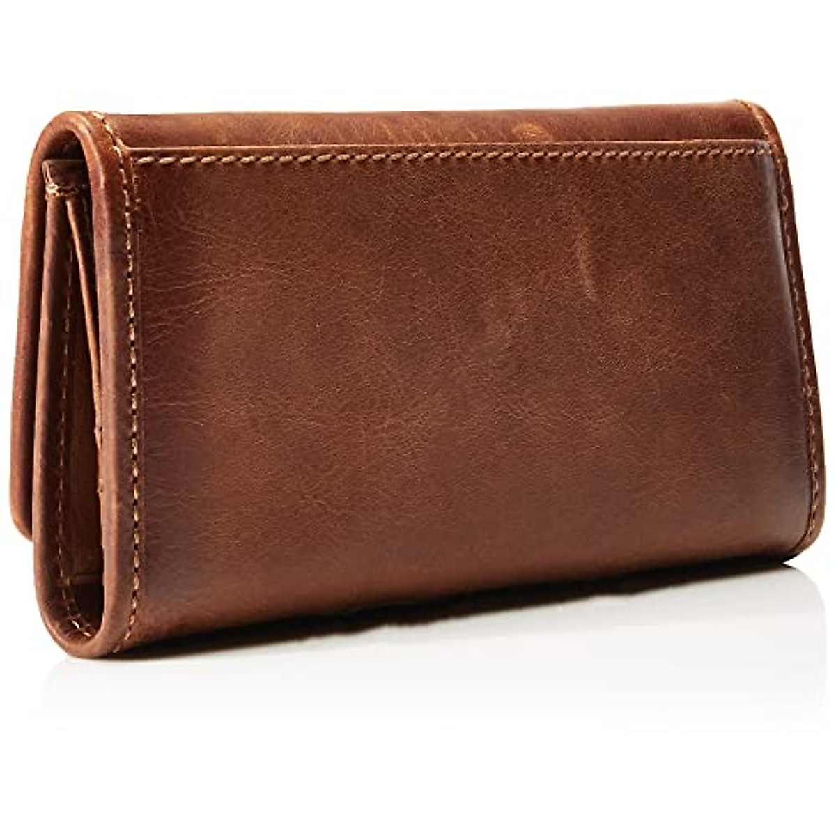 Melissa Continental Snap Wallet, Cognac,One Size