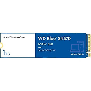 WD Blue SN570 1TB NVMe PCIe 3.0 x4 M.2 Internal SSD