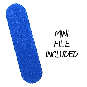 Colorblock Fingerboard Deck Wrap, Berry Blue Colorway - Adhesive Wraps to Customize Your 32mm Fingerboard Deck - 110mm Long, 35mm Wide - Waterproof Vinyl - Teak Tuning