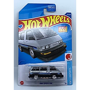 Hot Wheels 2022 - 1986 Toyota Van - Silver - HW J-Imports 7/10 - 173/250