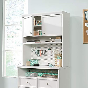 Sauder Craft Pro Series Hutch, White finish