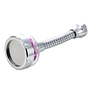 JEMITA 360°Rotation Kitchen Faucet Bathroom Faucet Aerator Water Saving High Pressure Nozzle Tap Adapter Bathroom Sink Spray Shower (Color : 19.2cm Filter Faucet)