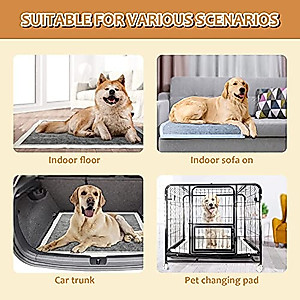 HIDOGGYLD Dog Pee Pads Extra Large 28" x 34", 30 Count, Charcoal Puppy Pads XL, Potty Pet Training Pads with Adhesive Sticky Tape, Super Absorbent & Leak-Proof Disposable Pad for Doggies