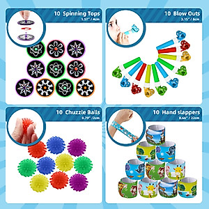 nicknack 200PCS Party Favors Kids Goodie Bag Fillers Toy Assortment Party Prizes Box for Classroom Treasure Prizes box Toys Small Fidget Toy Gifts for Boys Girls