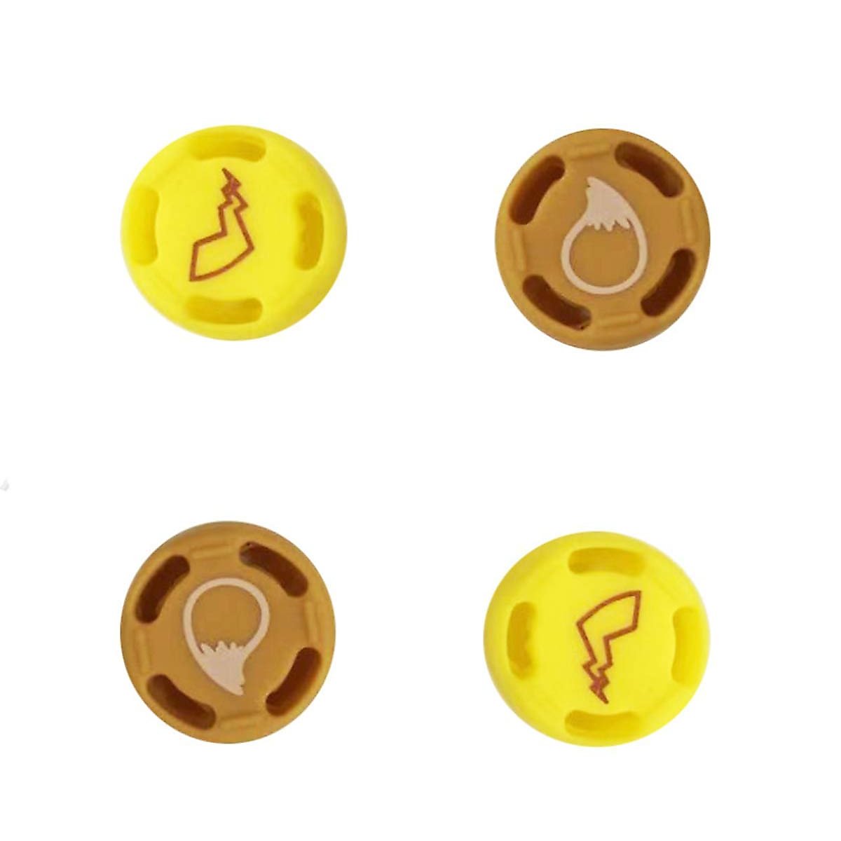 Silicone Non-Slip Cap Case Thumb Grips Cover Analog Thumb Stick Joystick Button Cap Handle Button Caps for Nintend Switch Joy-con (4PCS Rocker Cap)