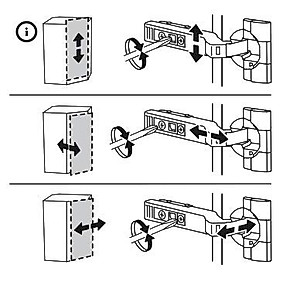 UTRUSTA Hinge Pack of 2