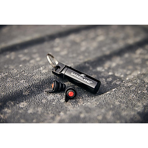Safariland Pro Impulse Hearing Protection, In Ear Earplugs with Keychain Storage Case - Hearing Protection for Firing Range, Shooting and Hunting