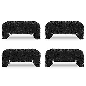 Wonder Creature Cat Fountain Filter, Sponger Foam Filter for Round and Cubic Stainless Steel Top Cat Fountain, for Crystal and Fantasy Cat Fountain, 4 Filters Pack, Cat Water Dispenser Foam Filter