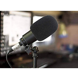 AT2020 Pop Filter Foam Cover - Large Mic Windscreen for AT2020 AT2020USB+ AT2035 Condenser Microphone to Blocks Out Plosives