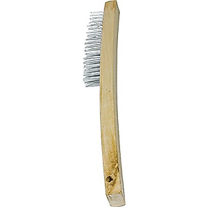 Performance Tool W1152 - Solid Wood Handle with Steel Bristles for Quick and Easy Cleaning of Rust, Paint, Dirt, and More