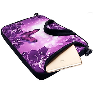 14-Inch Neoprene Laptop Shoulder Messenger Bag Case Sleeve for 13 13.3 14 14.1" Inch Notebook/Chromebook (Classic)