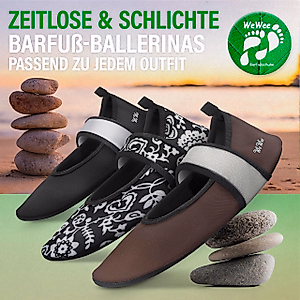 WeWee The Healthy All-Around Barefoot Shoes from Versatile Minimal Shoes with A Modern Everyday Look (Gray 9-10)