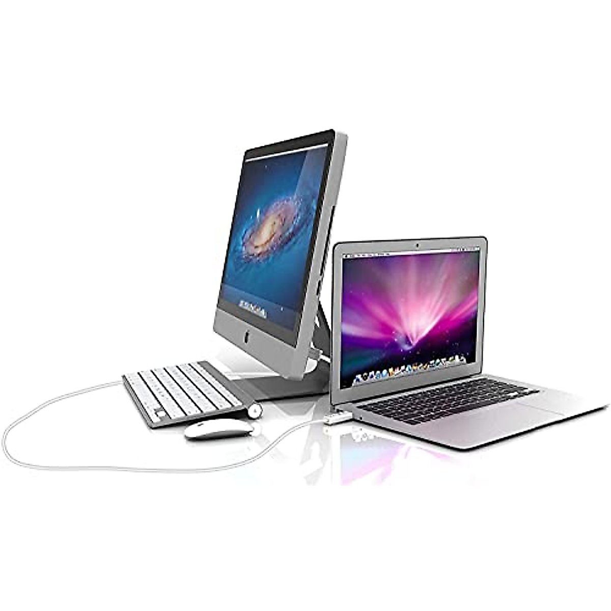 j5create JUC400 Data, Keyboard, and Mouse Sharing/Transfer USB Cable Transfer Data Between Mac and Windows [Wormhole Switch]