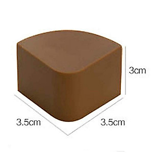 Corner Guards/Kitchen Wall Mount Range Hood Safety Edge Protector/Head Protector/High Resistant Adhesive Gel/Range Hood Accessories/Child Safety Furniture Bumper/Protectors (2Pcs) (Transparent)