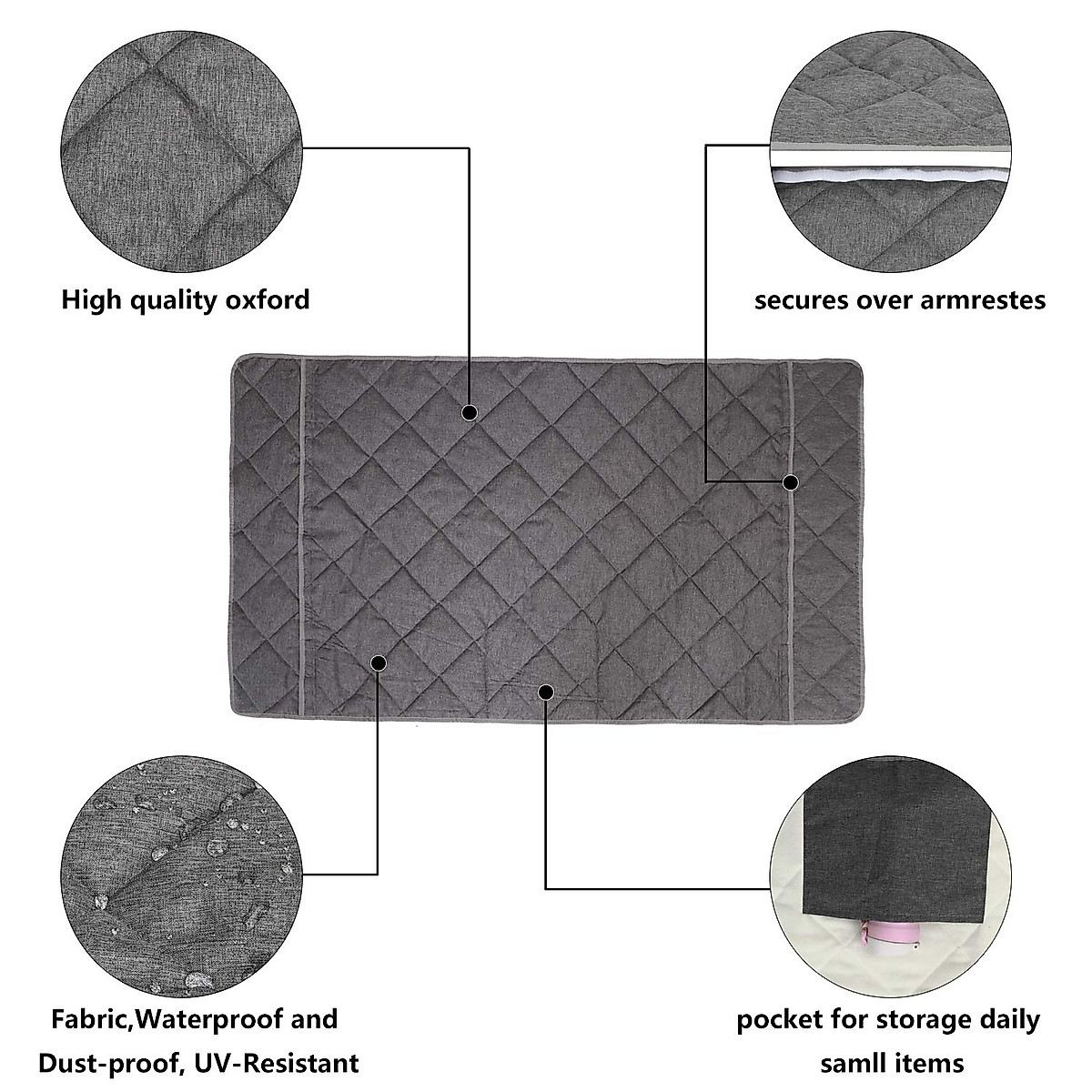 Golf Cart Seat Covers,EZGO Seat Cover,Heavy Duty Golf Cart Seat Blanket,Waterproof Travel Sports Cart Seat Cushion Covers for 2 Person Seats Club Car,Winter Golf Cart Accessories,Golf Cart Seat Cover