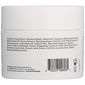 NassifMD Detox Pads Facial Radiance Pads, Glycolic Acid Pads, Face Exfoliating Pads Salicylic Acid Wipes, Facial Scrub Pads, BHA AHA Pads, Resurfacing Pads for Face (60 Count)