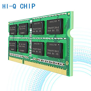 TECMIYO 8GB Kit (2 x 4GB) DDR3L-1600 SODIMM,DDR3 PC3-12800S/PC3L 1600MHz 12800 Ram 8 GB Non ECC Unbuffered 1.35V/1.5V CL11 204 Pin Sodimm Ram 2RX8 Dual Rank for Laptops Notebook Memory Upgrade