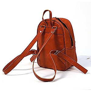 Rassy&Massy 11 Inch Leather Backpack Purse for Women Fashion Designer Casual Day Out, Travel Ladies Shoulder Bags-Gift for Her