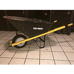 Edward Tools Heavy Duty Wheelbarrow Handles Replacement Pair 60” - Unbreakable Steel Handles with Soft Cushion Grips - Pre-drilled Holes - for Jackson, Ames, Craftsman, Kobalt