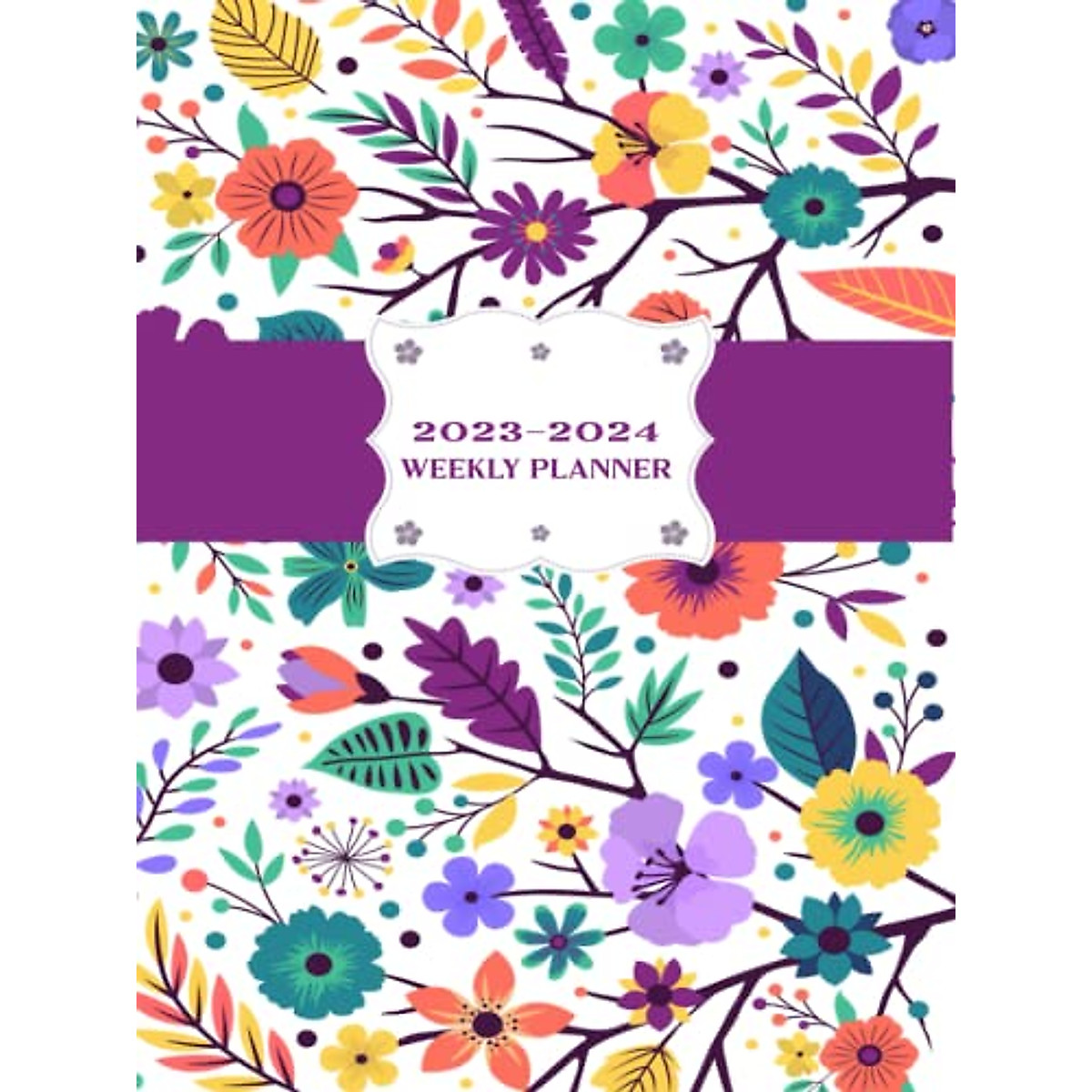 Weekly journal 2023-2024: 24 Months Schedule Organiser Calendar | Two Year Monthly Planner ... For Women,Students,Teachers,Moms,Girls.