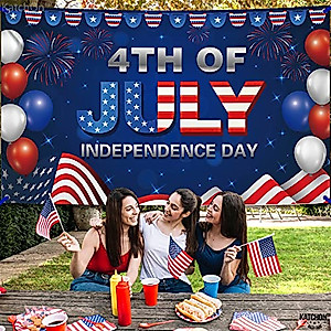 XtraLarge, 4th of July Banner - 72x44 Inch | 4th of July Backdrop, 4th Of July Decorations | Independence Day Banner, Independence Day Decorations | Fourth Of July Decorations, Patriotic Decorations