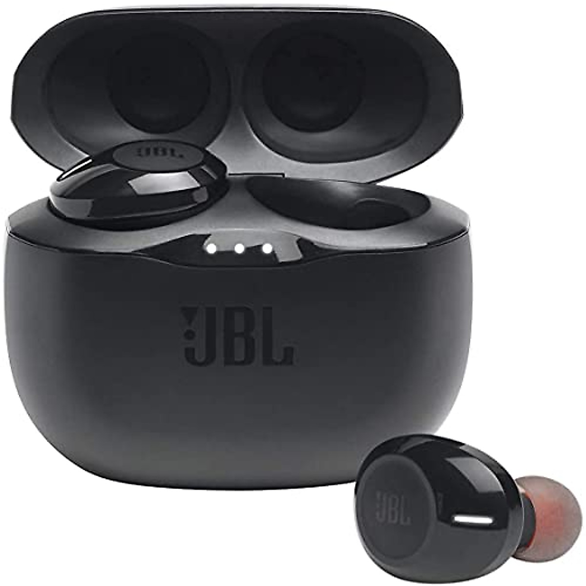 JBL Tune 125TWS True Wireless in-Ear Headphones - JBL Pure Bass Sound, 32H Battery, Bluetooth, Fast Pair, Comfortable, Wireless Calls, Music, Bundle with Deluxe Hardshell Case