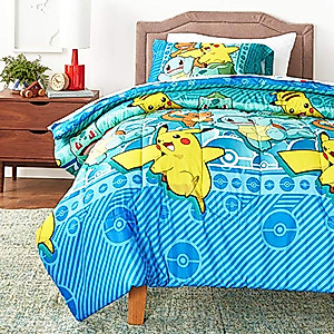 Northwest Pokemon Bed in a Bag Set, Twin, First Starters
