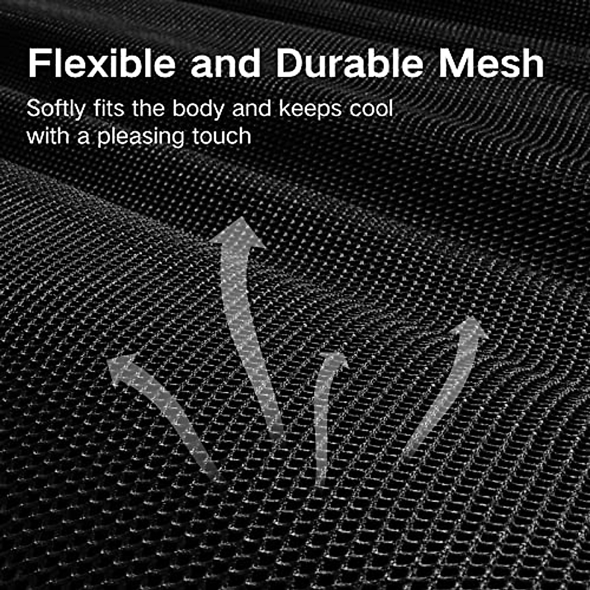 Hbada Ergonomic Office Chair Work Desk Chair Computer Breathable Mesh Chair with Adjustable Lumbar Support and Flip Up Arms, White