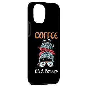 iPhone 15 Nurse Aide Coffee Gives Me CNA Powers Healthcare Worker Case