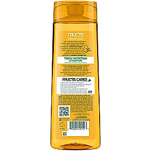 Garnier Fructis Triple Nutrition Shampoo, Dry to Very Dry Hair, 12.5 fl. oz.