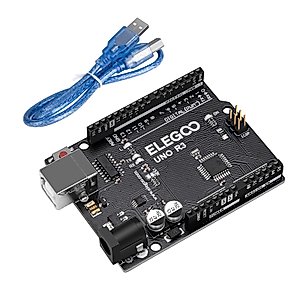 ELEGOO UNO R3 Controller Board ATmega328P with USB Cable Compatible with Arduino IDE