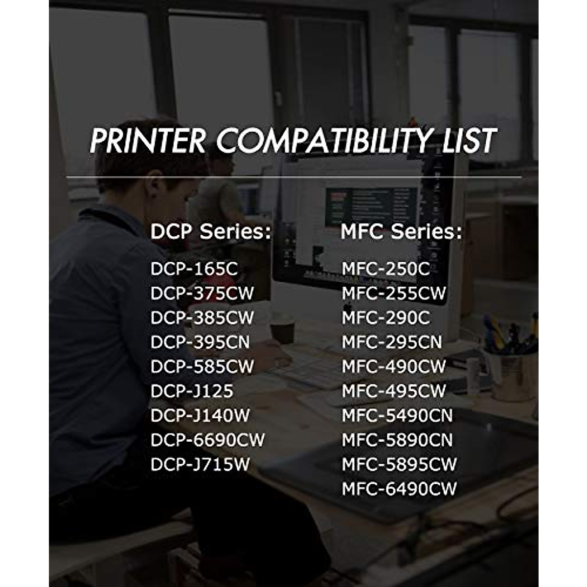 Green Toner Supply (Pack of 10) Compatible Replacement for LC61 LC65 LC-61 LC-65 Ink Cartridge LC 61 65 61/65 High Yield (4B/2C/2Y/2M) for MFC-J410W MFC-J415W MFC-J615W MFC-J630W Inkjet Printer