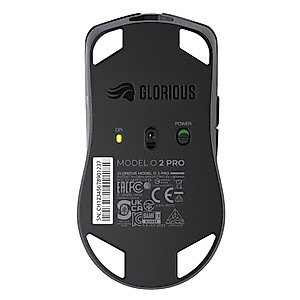 Glorious Gaming Model O 2 PRO Wireless Gaming Mouse - 2.4GHz wireless 1ms delay, 100M clicks, 57g Ultralight, Long Battery Life, 26K DPI BAMF 2.0 Sensor, Ambidextrous, 6 Buttons, PTFE Feet