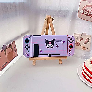 Protective Case for Nintendo Switch,Cute Kawaii Cartoon Design Cover - Shock-Absorption and Anti-Scratch Fashion Cool Switch Game Shell for Girls Kids Women