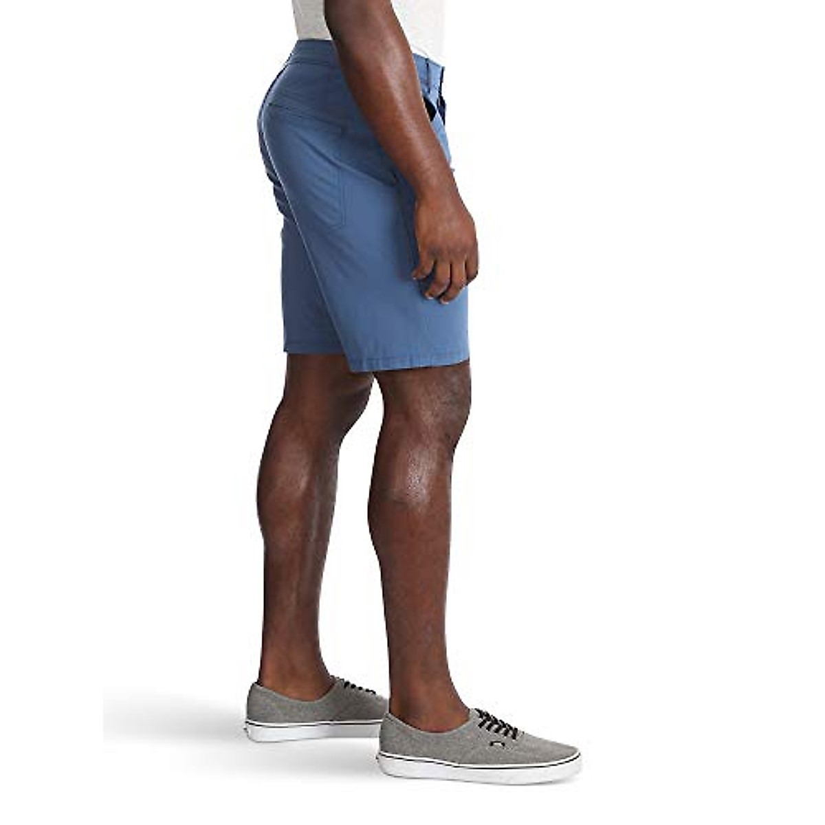 Wrangler Authentics Men's Performance Comfort Flex Flat Front Short, Galaxy Blue, 42