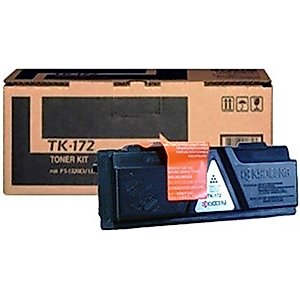 Kyocera 1T02LZ0US0 Model TK-172 Black Toner Cartridge For Kyocera ECOSYS P2135d, ECOSYS P2135dn, FS-1320D and FS-1370DN Printers; Up to 7200 Pages Yield at 5% Coverage