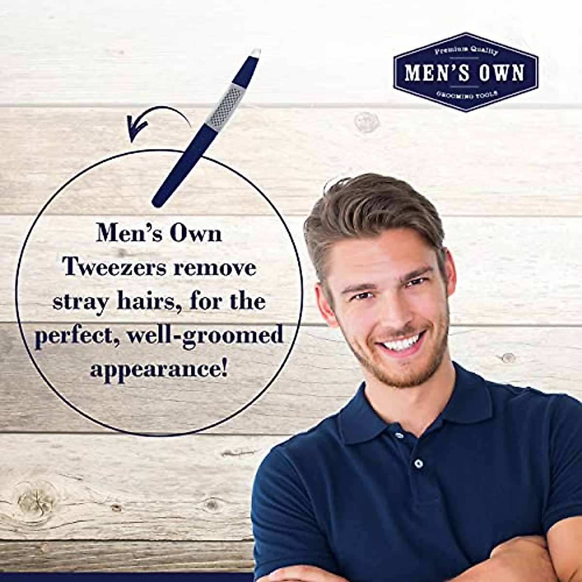 Nail Clippers & Tweezers Set by Men’s Own | Toenail Clippers for Thick Nails | Men’s Grooming Kit