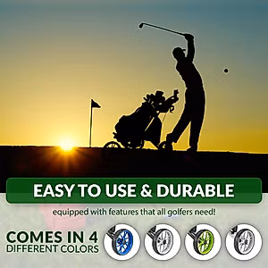 CaddyTek CaddyLite EZ Version 8 3 Wheel Golf Push Cart - Foldable Collapsible Lightweight Pushcart with Foot Brake - Easy to Open & Close, dark grey, one size